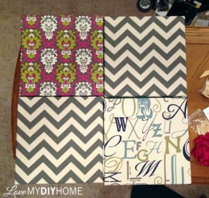 DIY Kid’s Room Canvases – Using Duck Cloth – Love My DIY Home