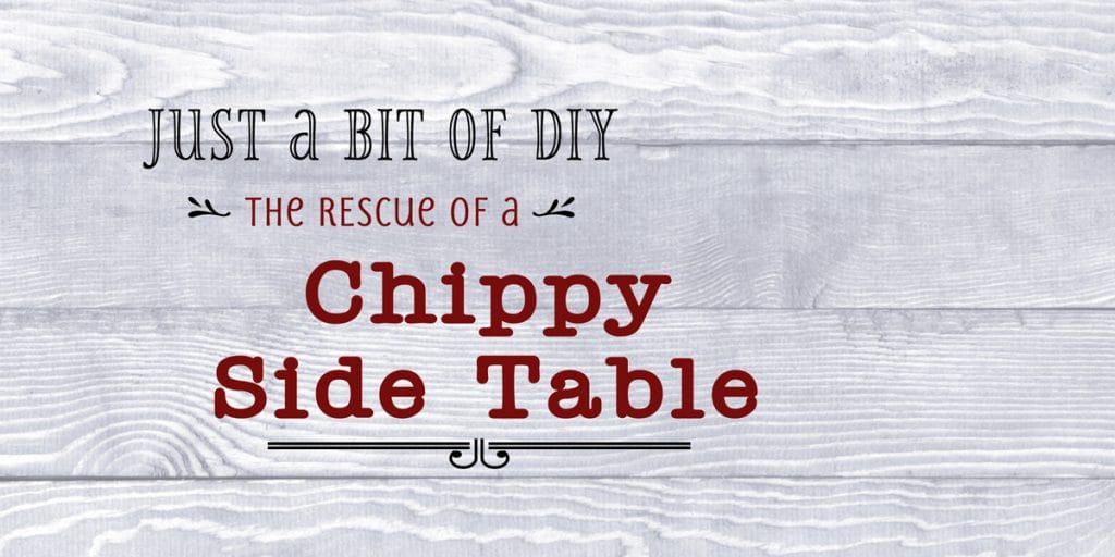 DIY Enhancing of a Chippy Side Table – Love My DIY Home