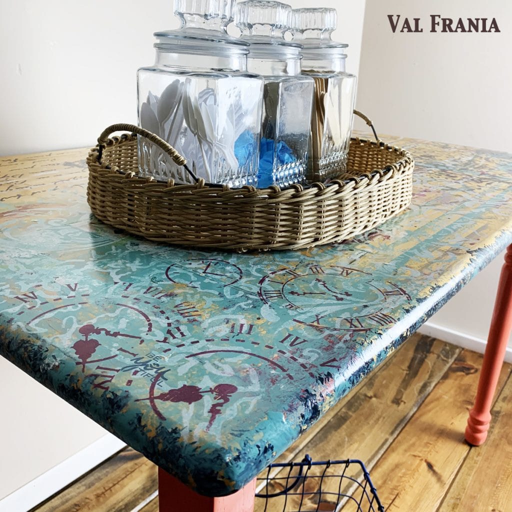 Farm Table Turns Artsy – Love My DIY Home